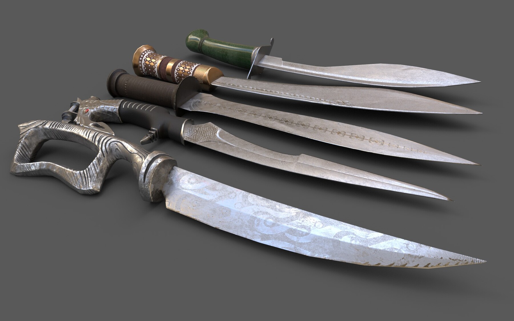 ArtStation - Daggers | Game Assets