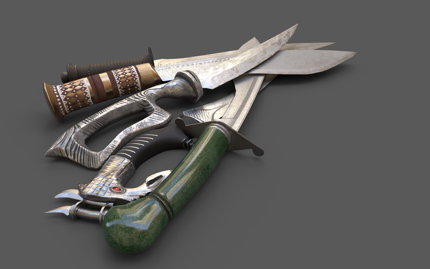 ArtStation - Daggers | Game Assets