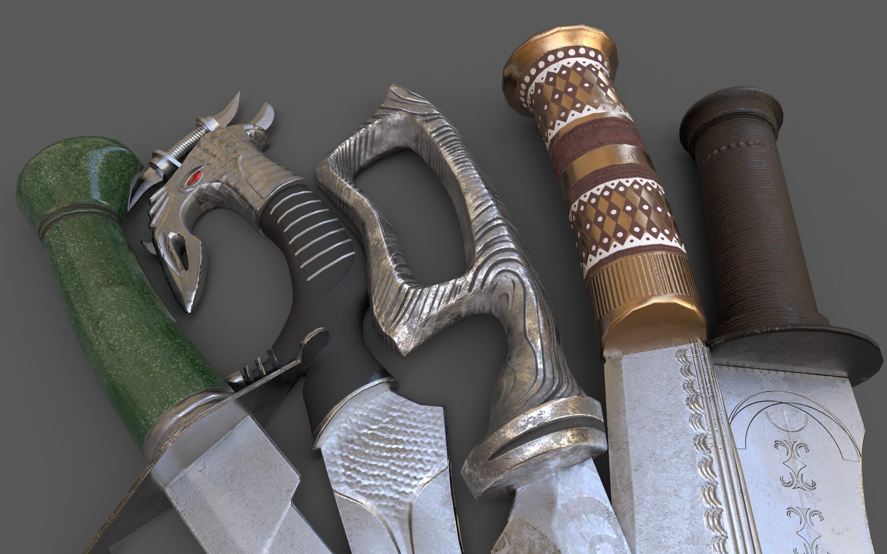 ArtStation - Daggers | Game Assets