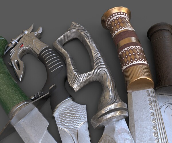 ArtStation - Daggers | Game Assets