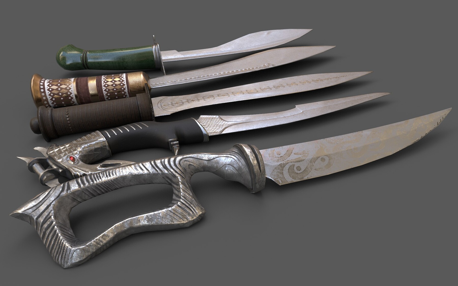 ArtStation - Daggers | Game Assets