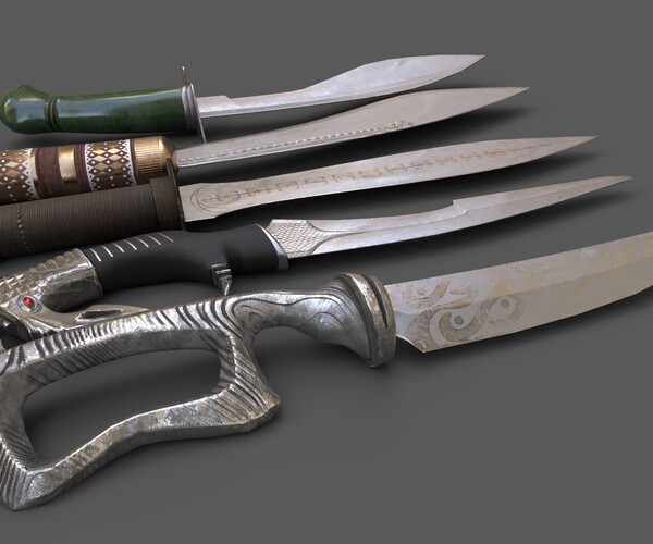 ArtStation - Daggers | Game Assets