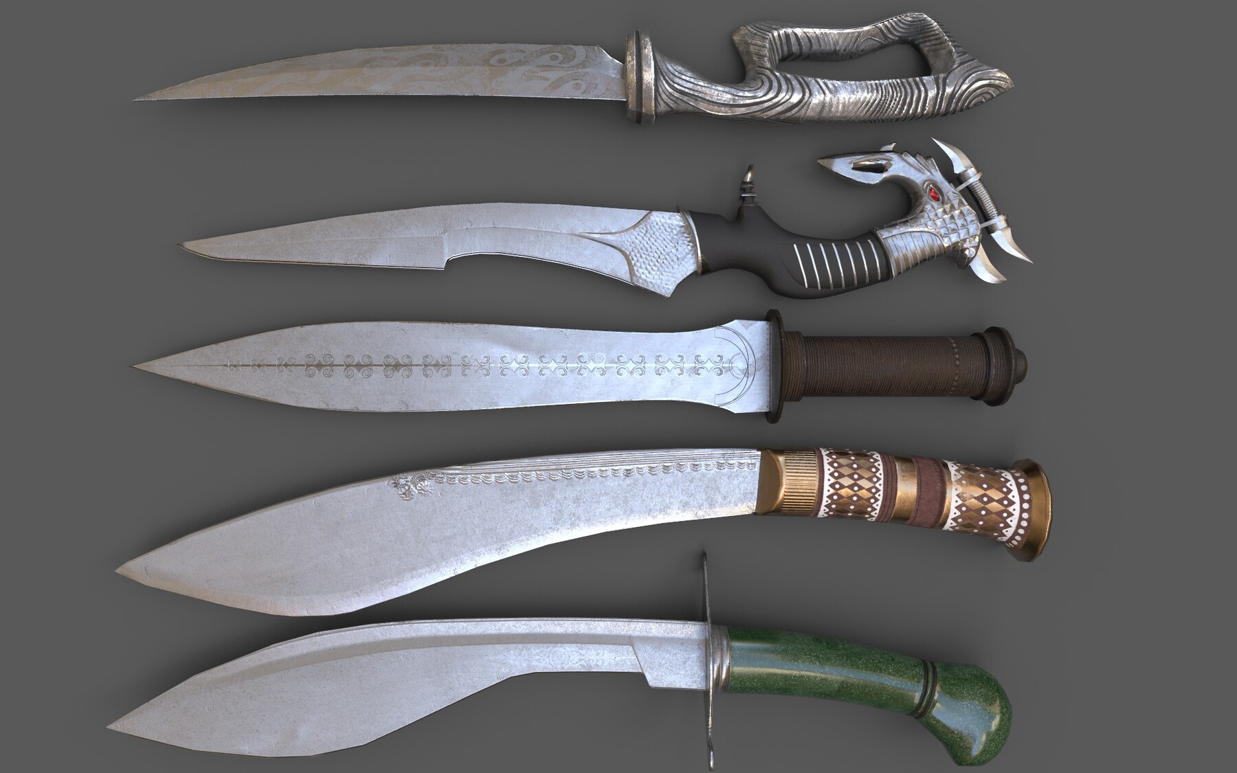 ArtStation - Daggers | Game Assets