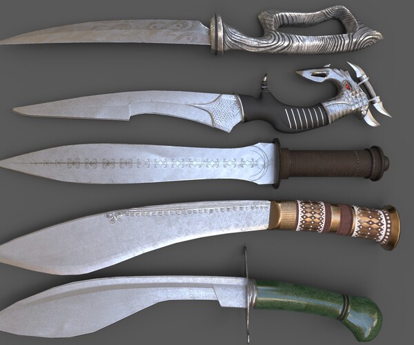 ArtStation - Daggers | Game Assets
