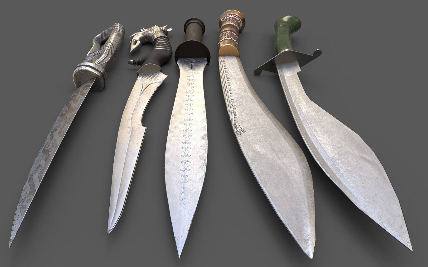 ArtStation - Daggers | Game Assets