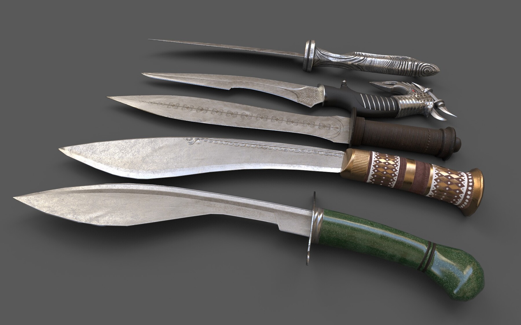 ArtStation - Daggers | Game Assets