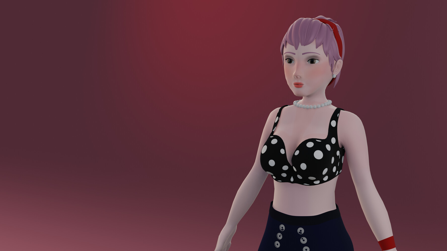 ArtStation - PIN UP GIRL Character Modeling Tutorial Full Blender 3.4 Project File | Game Assets