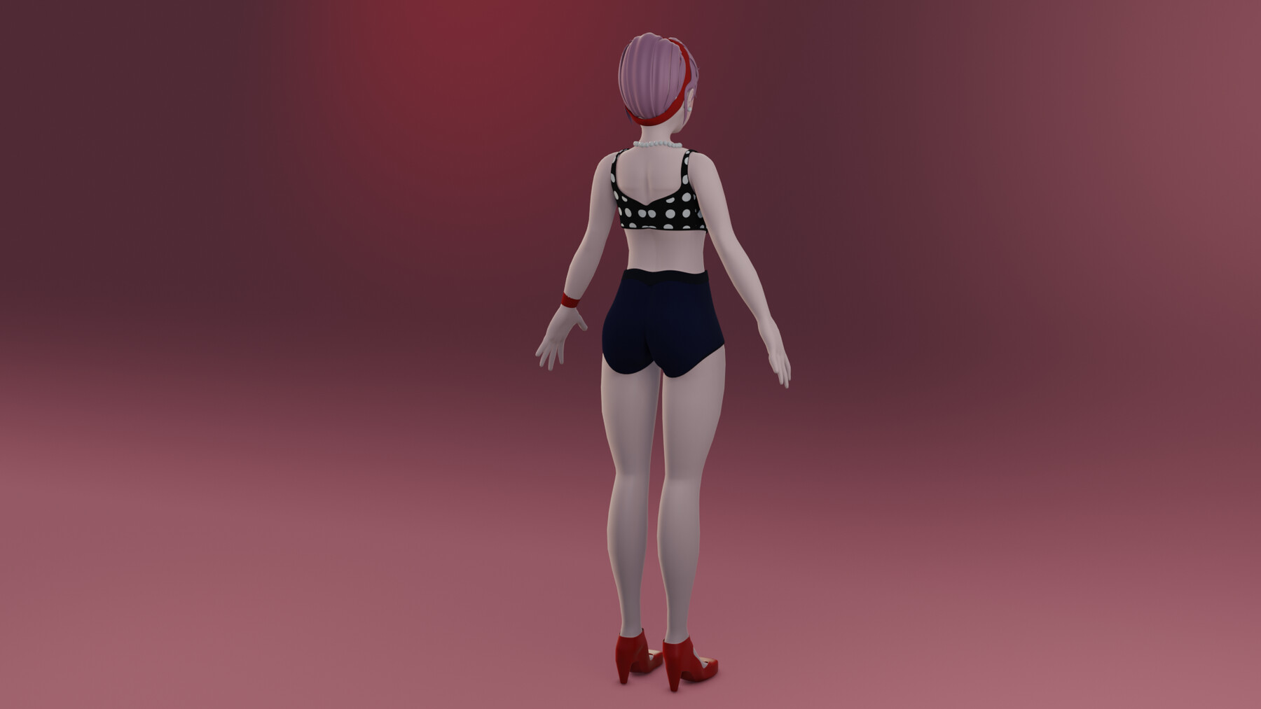 ArtStation - PIN UP GIRL Character Modeling Tutorial Full Blender 3.4 Project File | Game Assets