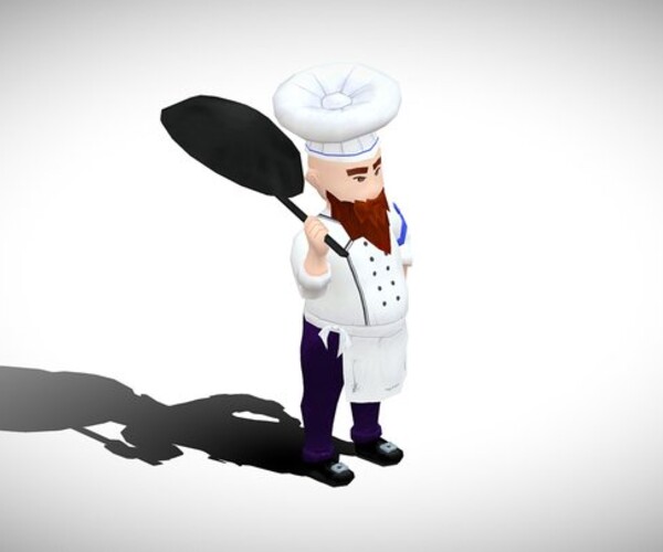 ArtStation - Stylized NPC - Chef | Game Assets