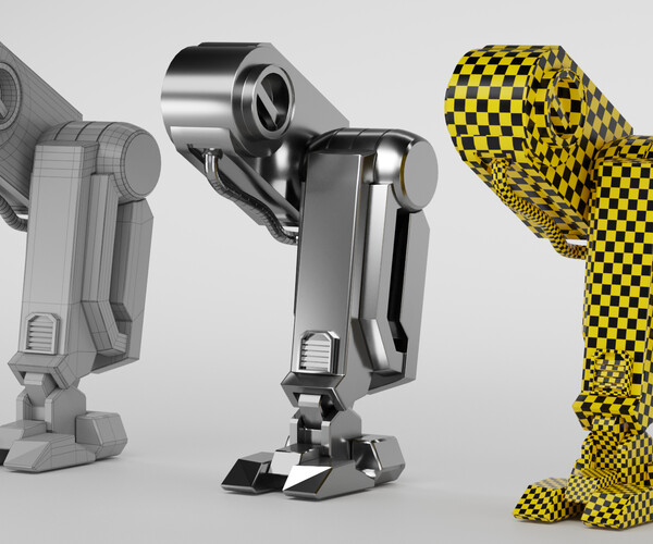 ArtStation - 10 MECHANICAL LEG_VOL.01 | Game Assets