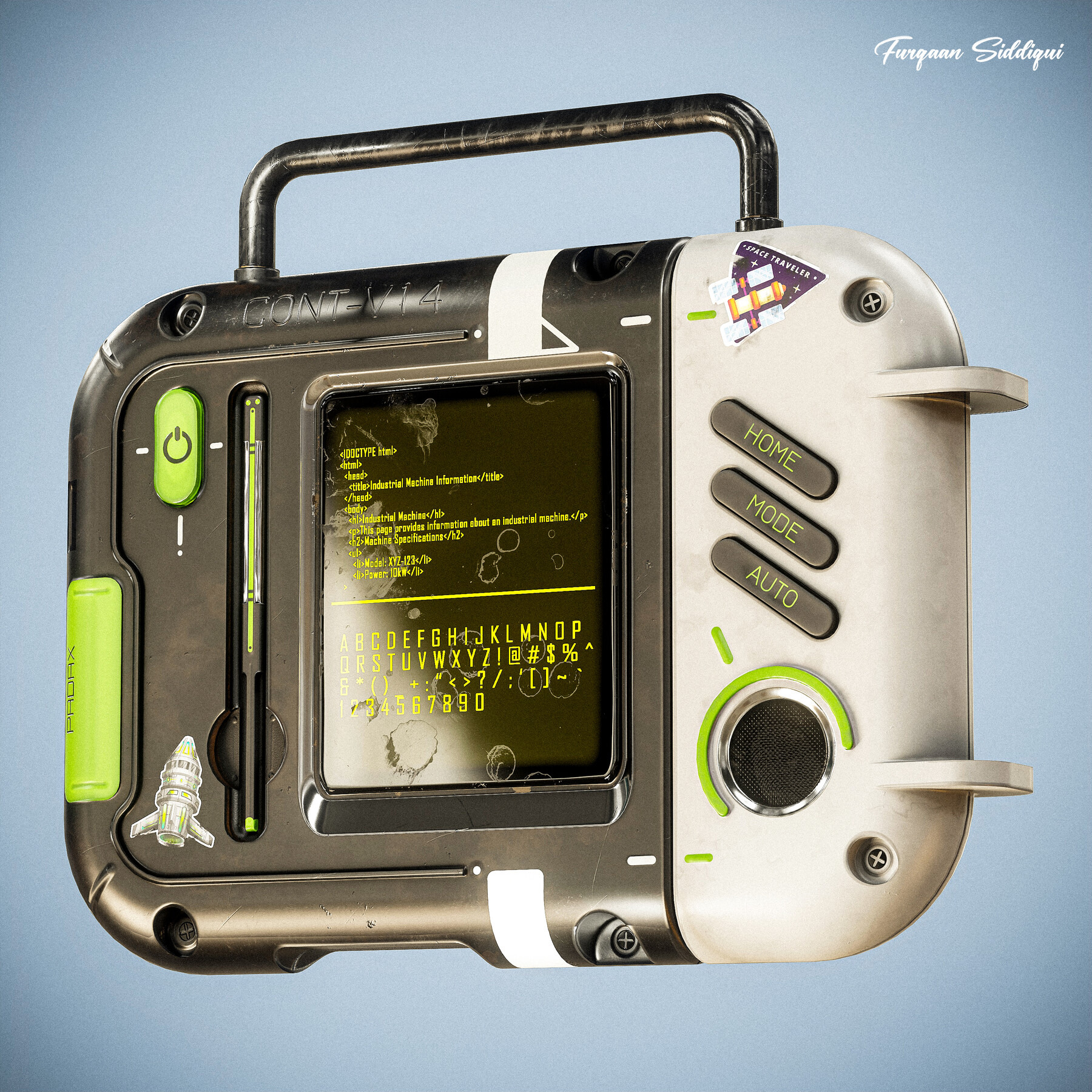 ArtStation - Sc-fi Controller V14 PBR | Game Assets