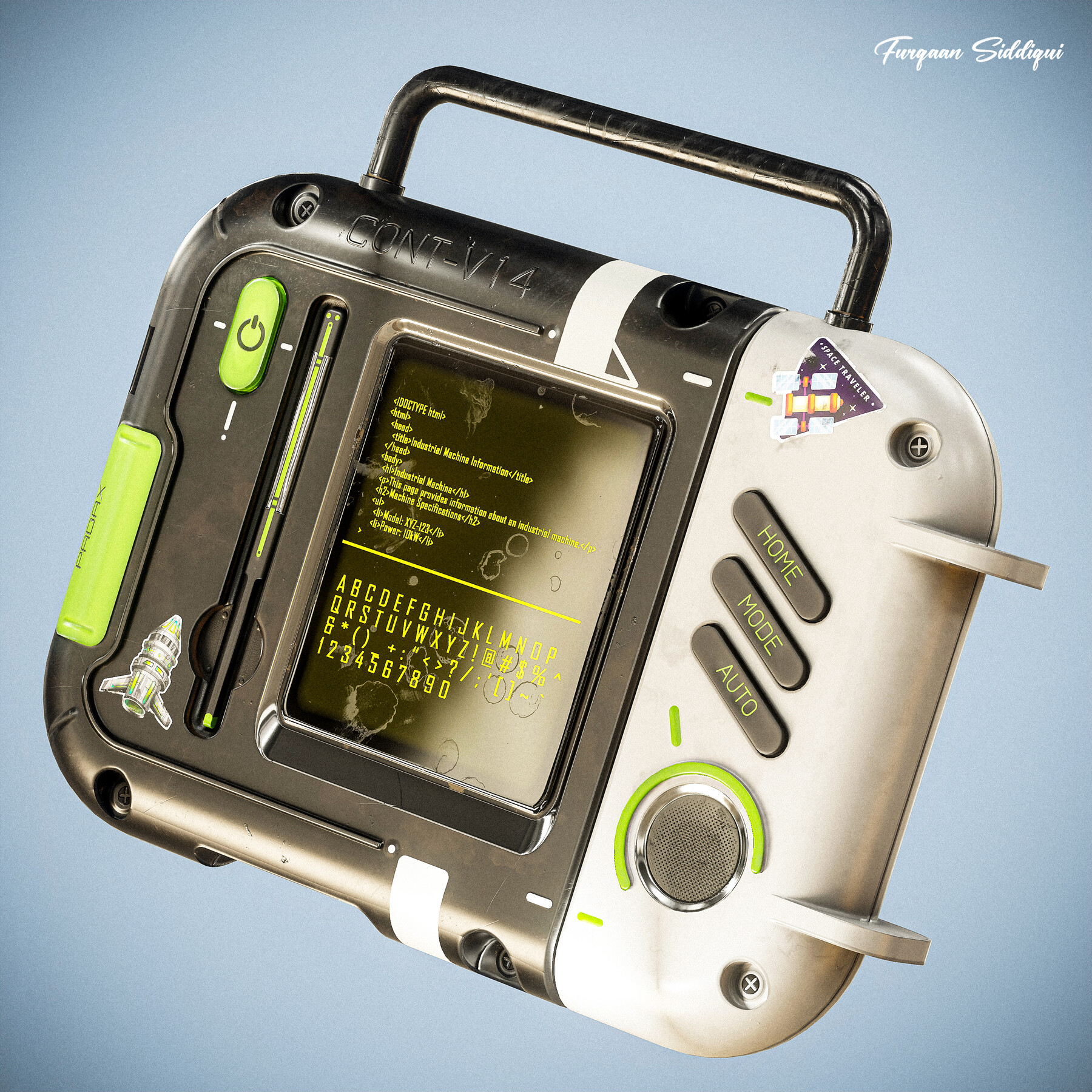 ArtStation - Sc-fi Controller V14 PBR | Game Assets