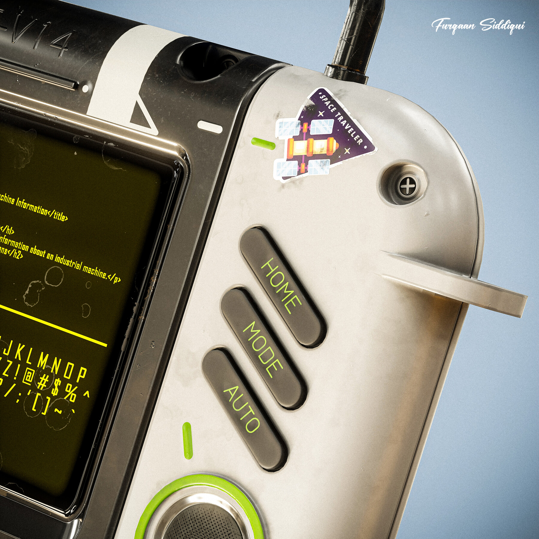 ArtStation - Sc-fi Controller V14 PBR | Game Assets