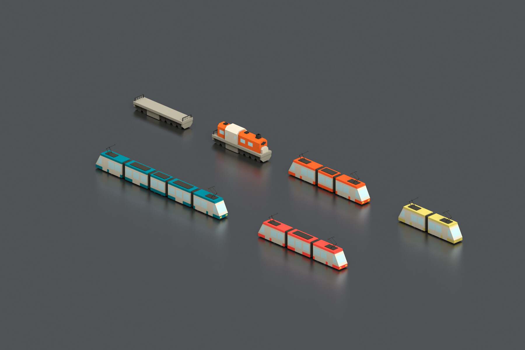 ArtStation - Free Big Low Poly Simple Urban City 3D Asset Pack | Game ...