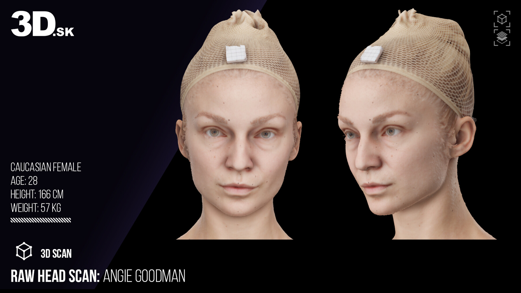 ArtStation - Raw Head Scan | Angie Goodman | Resources