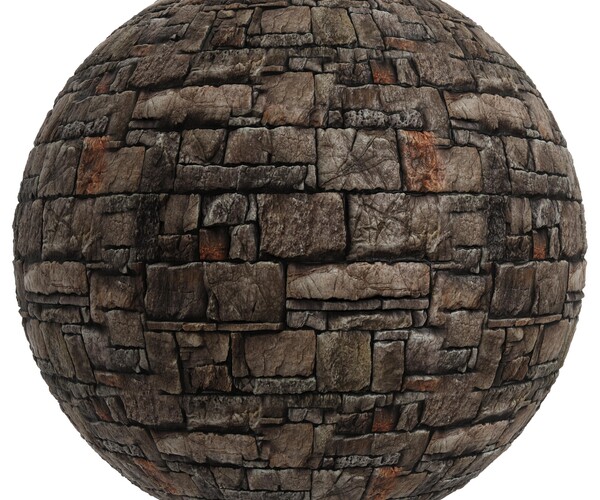 ArtStation - FB607 Exterior Stone Cladding facade | 3MAT | PBR ...