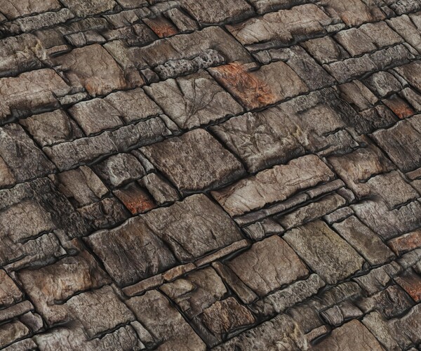 ArtStation - FB607 Exterior Stone Cladding facade | 3MAT | PBR ...