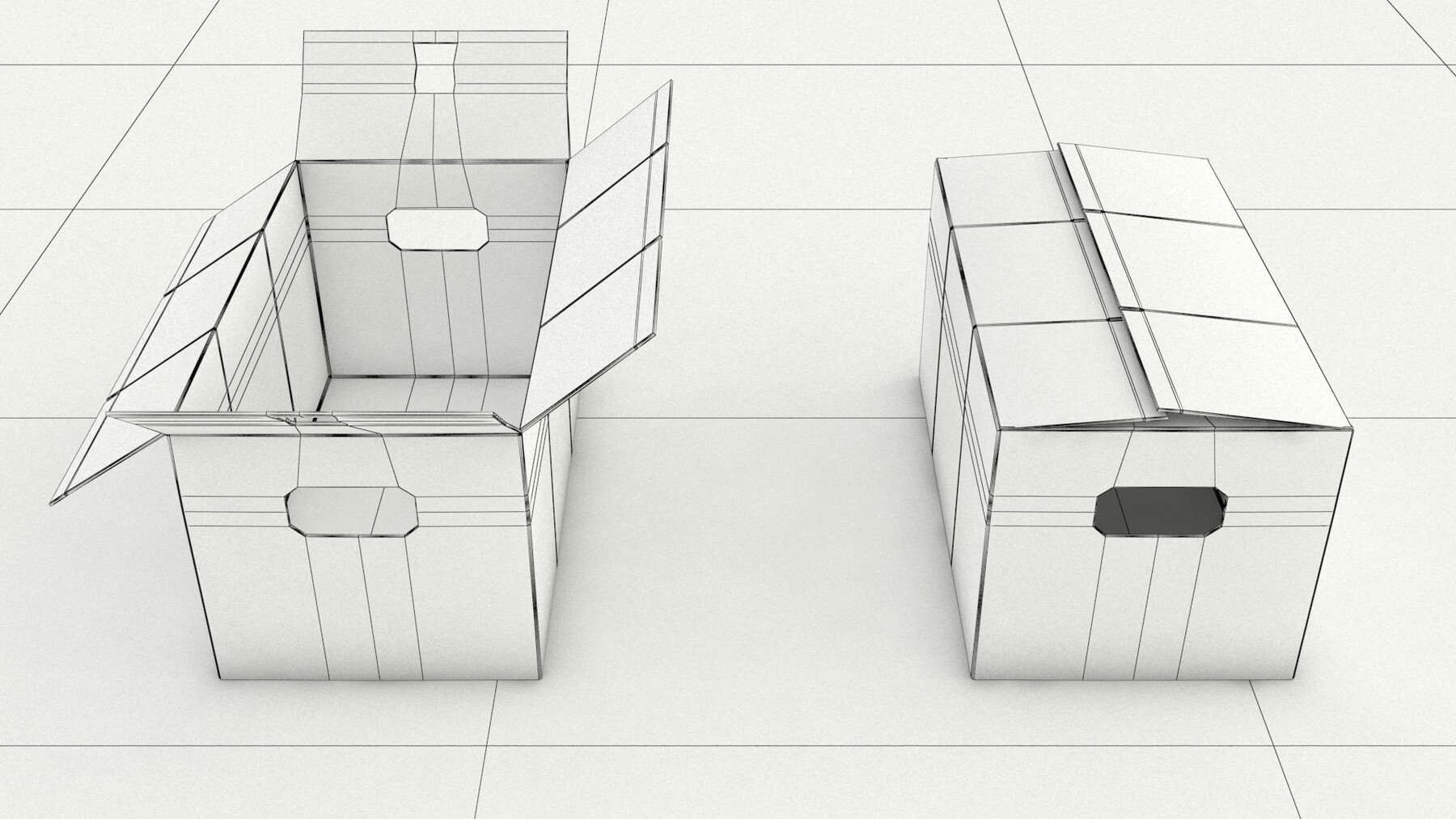 ArtStation - laos Cardboard Boxes | Game Assets