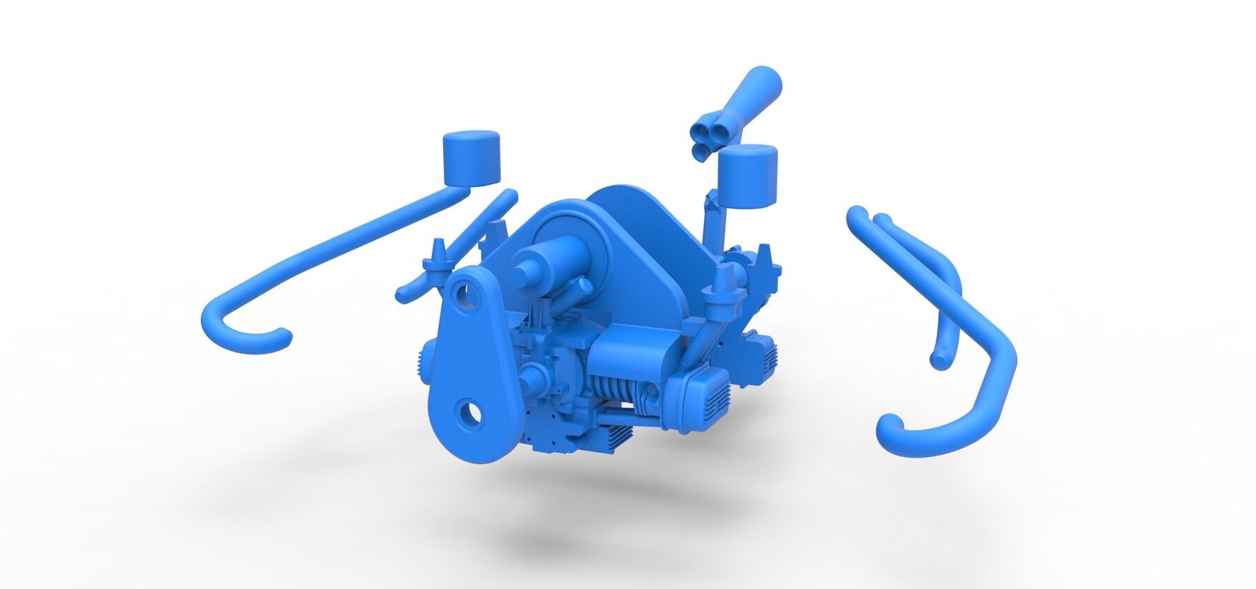 ArtStation - 3D printable Diecast engine for Sand Rail buggy Scale 1:4 ...