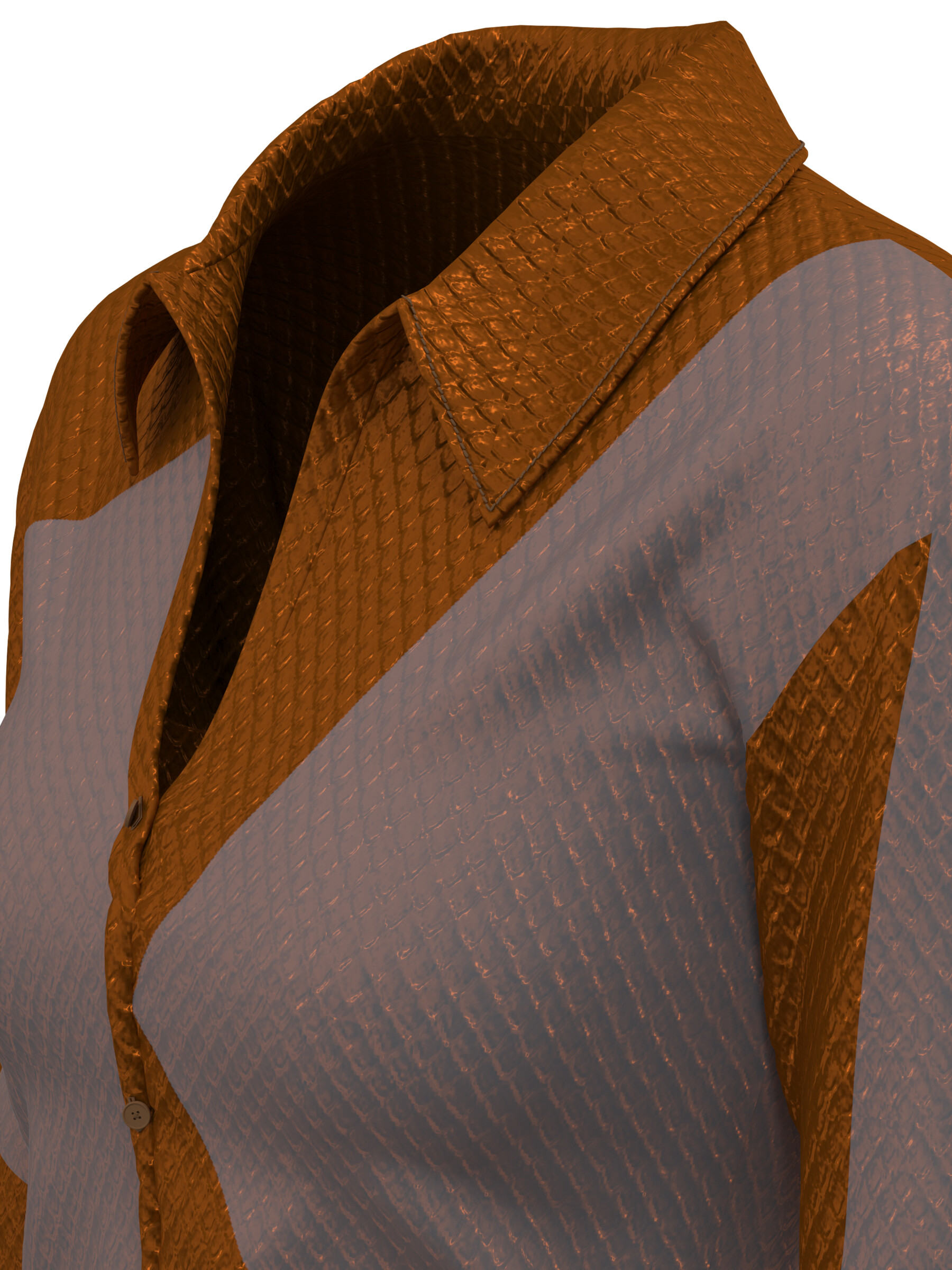 ArtStation - 3D WOMAN PATTERN POLO NECK TSHIRT | Resources