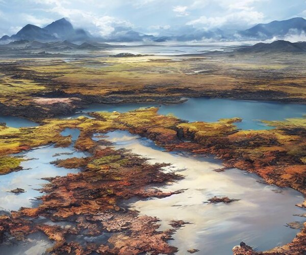 ArtStation - Background Collection Pact - "Mudflat" | Artworks