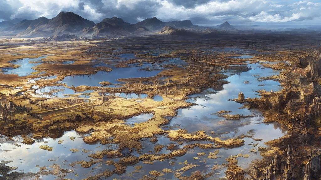 ArtStation - Background Collection Pact - "Mudflat" | Artworks