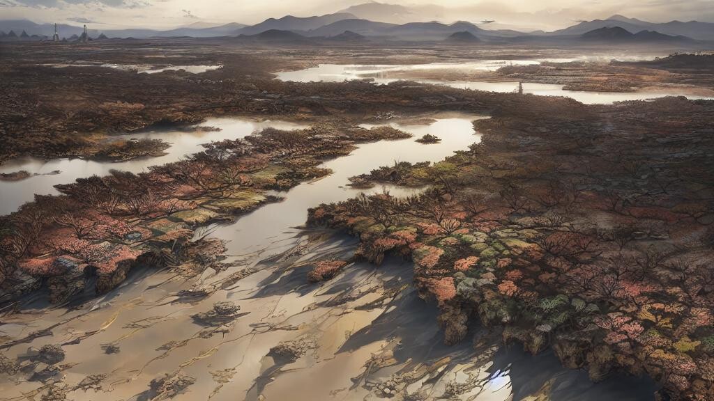 ArtStation - Background Collection Pact - "Mudflat" | Artworks