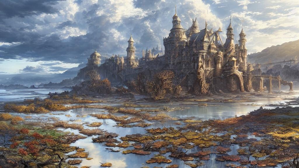 ArtStation - Background Collection Pact - "Mudflat" | Artworks