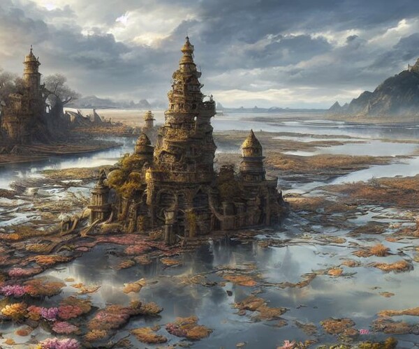 ArtStation - Background Collection Pact - "Mudflat" | Artworks