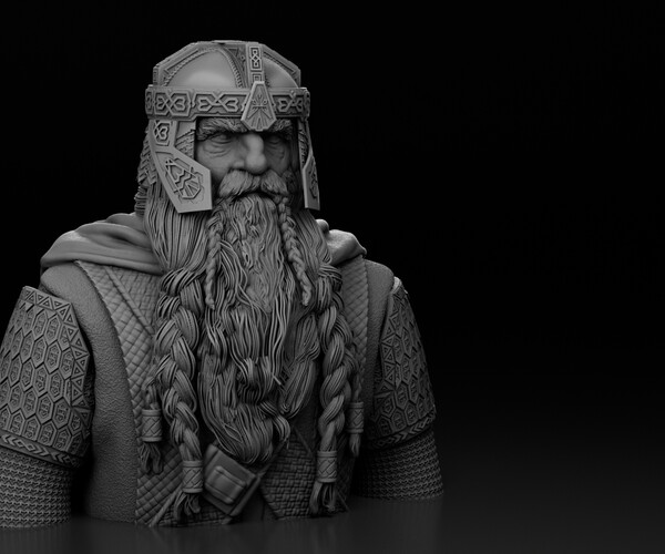 ArtStation - John Rhys-Davies - Gimli - The Lord of the Rings | Resources