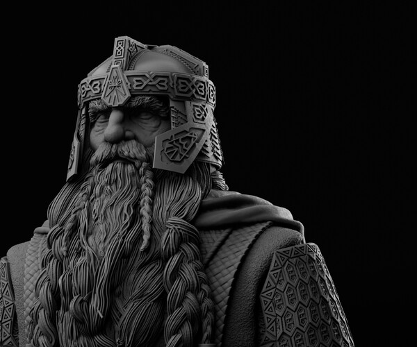 ArtStation - John Rhys-Davies - Gimli - The Lord of the Rings | Resources