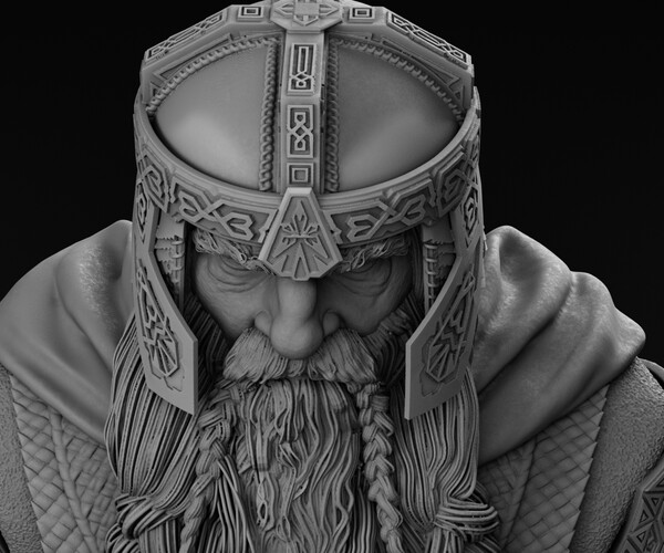 ArtStation - John Rhys-Davies - Gimli - The Lord of the Rings | Resources