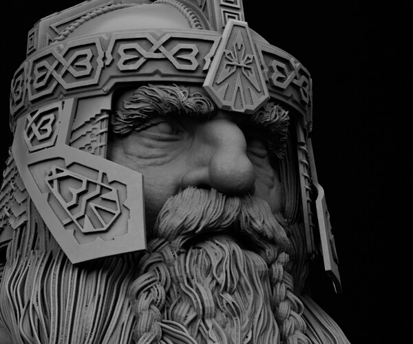 ArtStation - John Rhys-Davies - Gimli - The Lord of the Rings | Resources