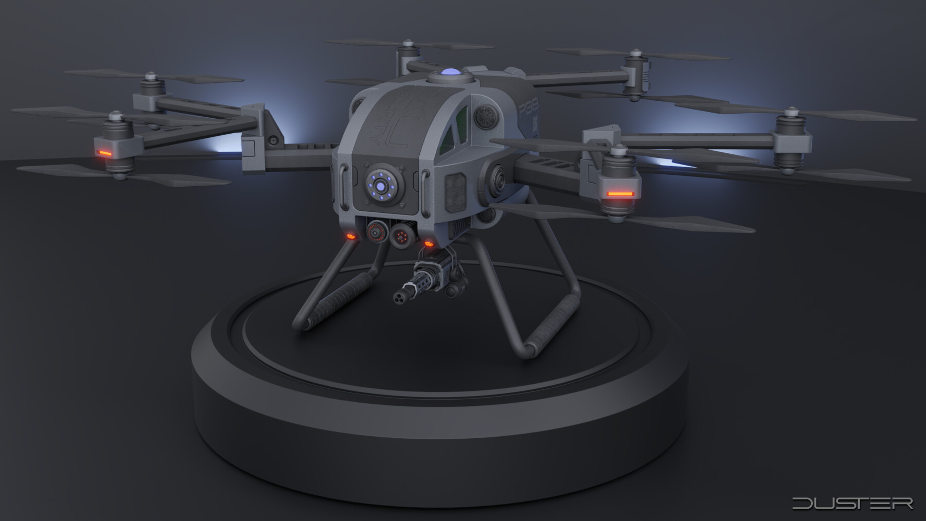 ArtStation - Sci-Fi Combat Drone | Resources