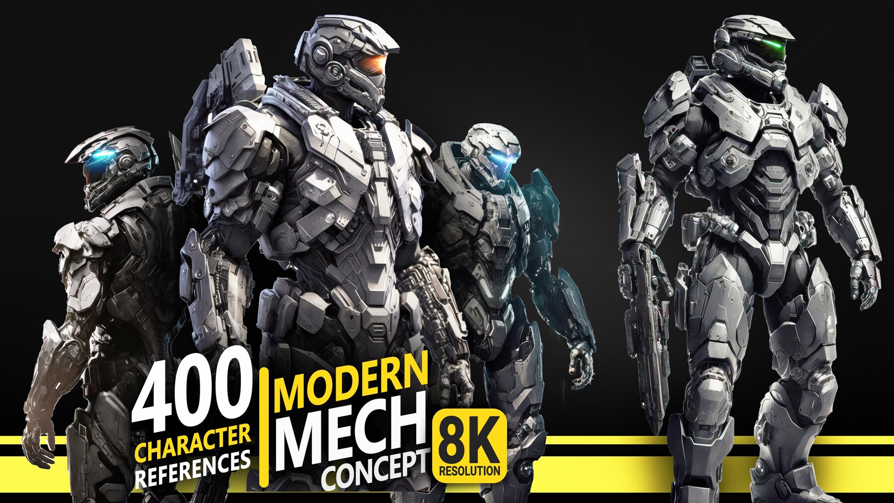 ArtStation - 400 Modern Mech Concept - Character References | 8K Res ...