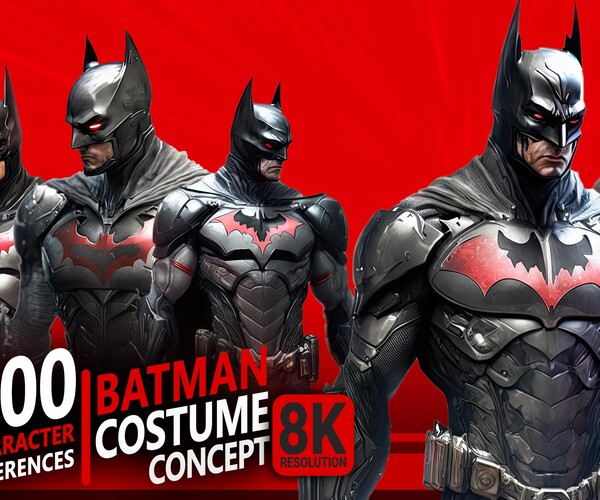 ArtStation - 400 Batman Outfit Concept - Character References | 8K ...