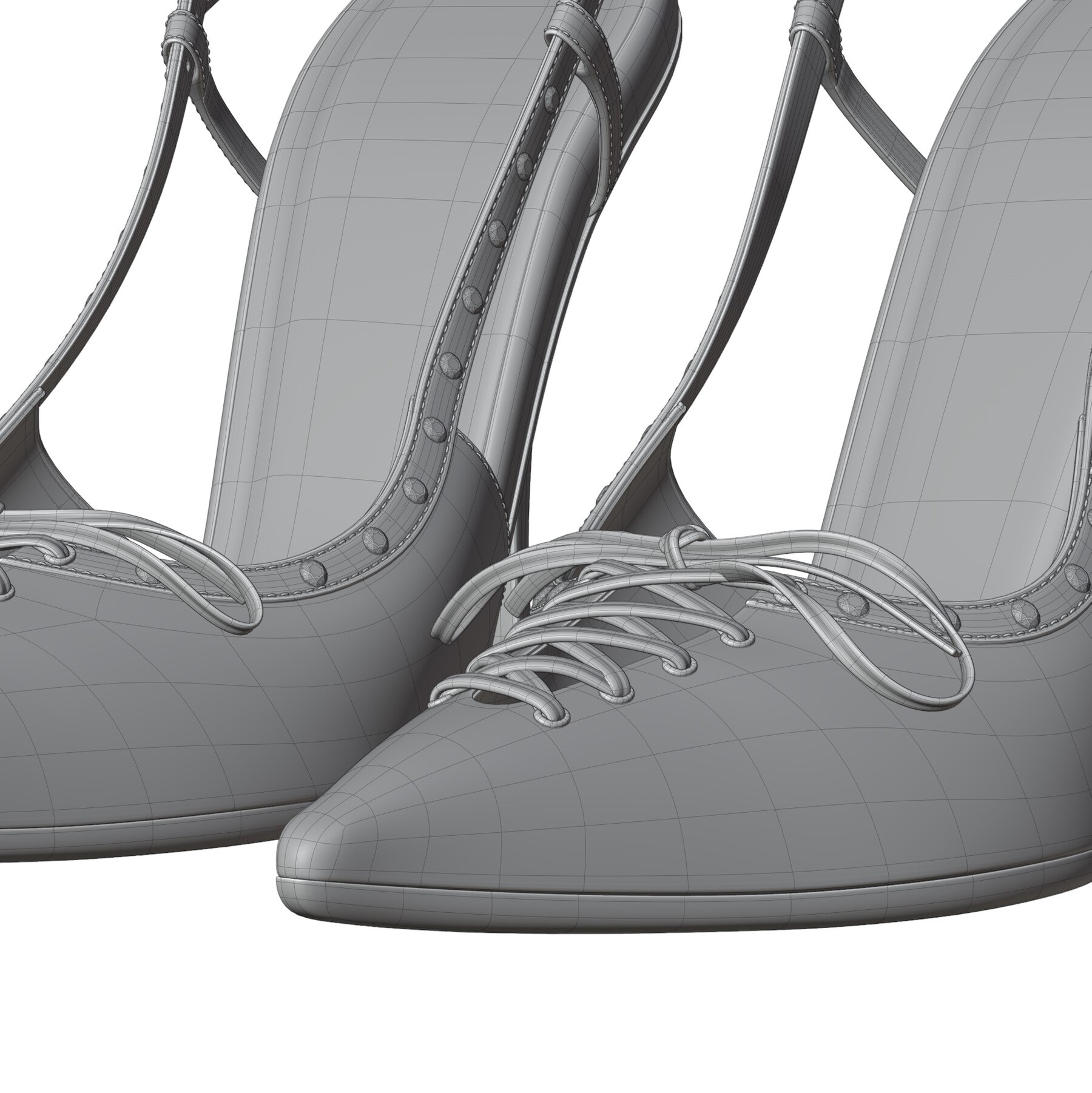 ArtStation - Versace Laced Pin Point Slingback Pumps | Resources