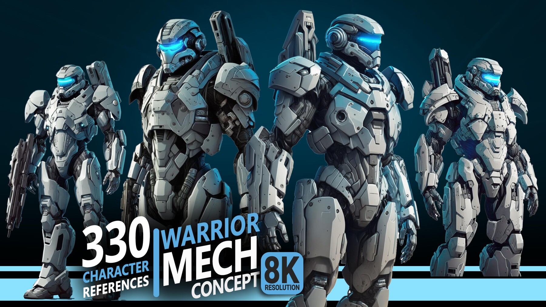 ArtStation - 330 Warrior Mech Concept - Character References | 8K ...