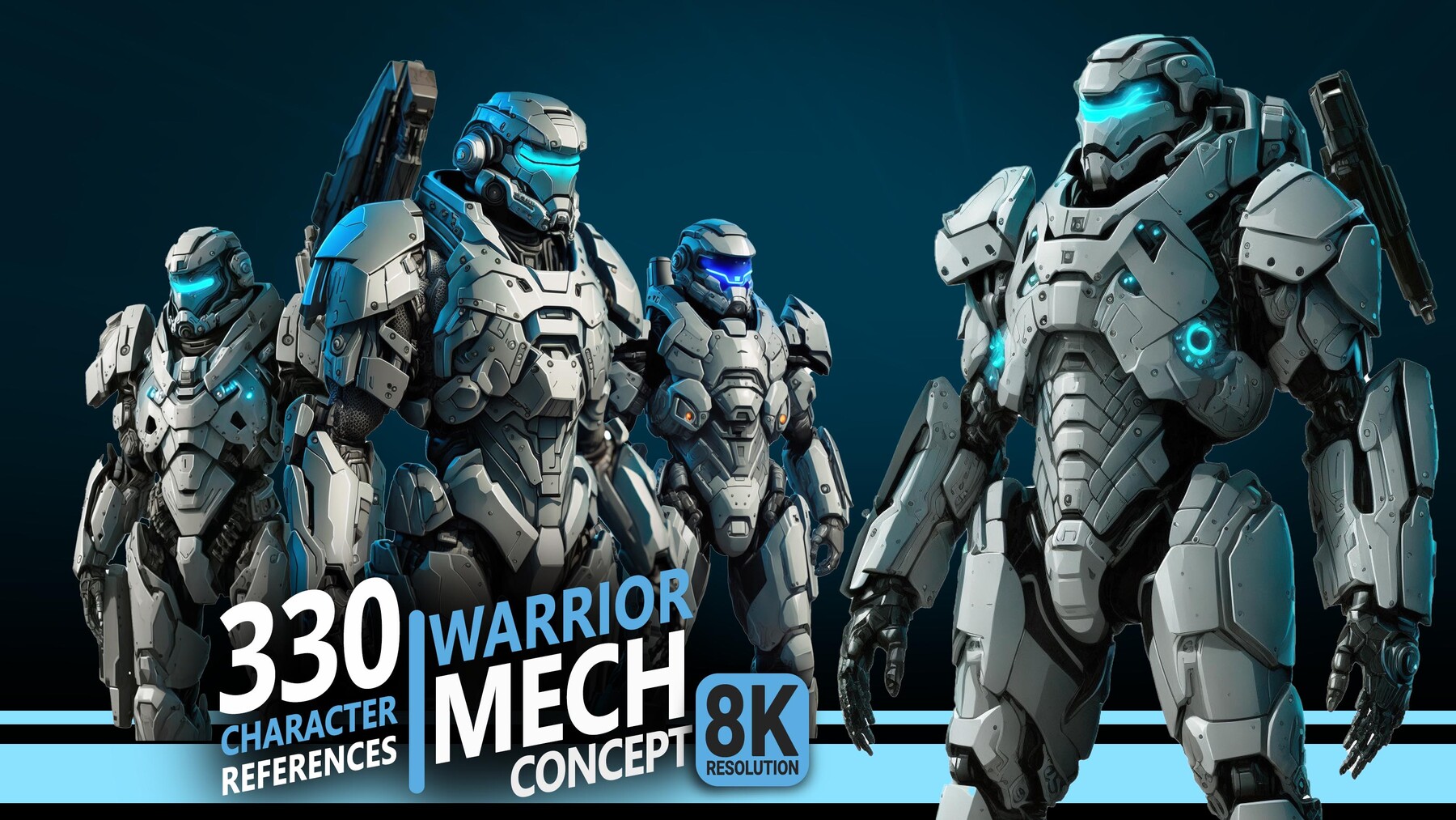 ArtStation - 330 Warrior Mech Concept - Character References | 8K ...