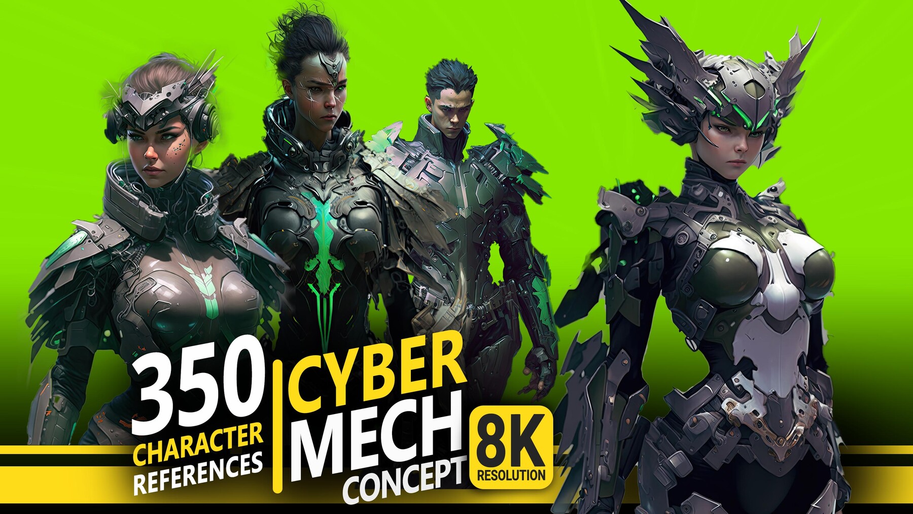 ArtStation - 350 Cyber Mech concept - Character References | 8K ...