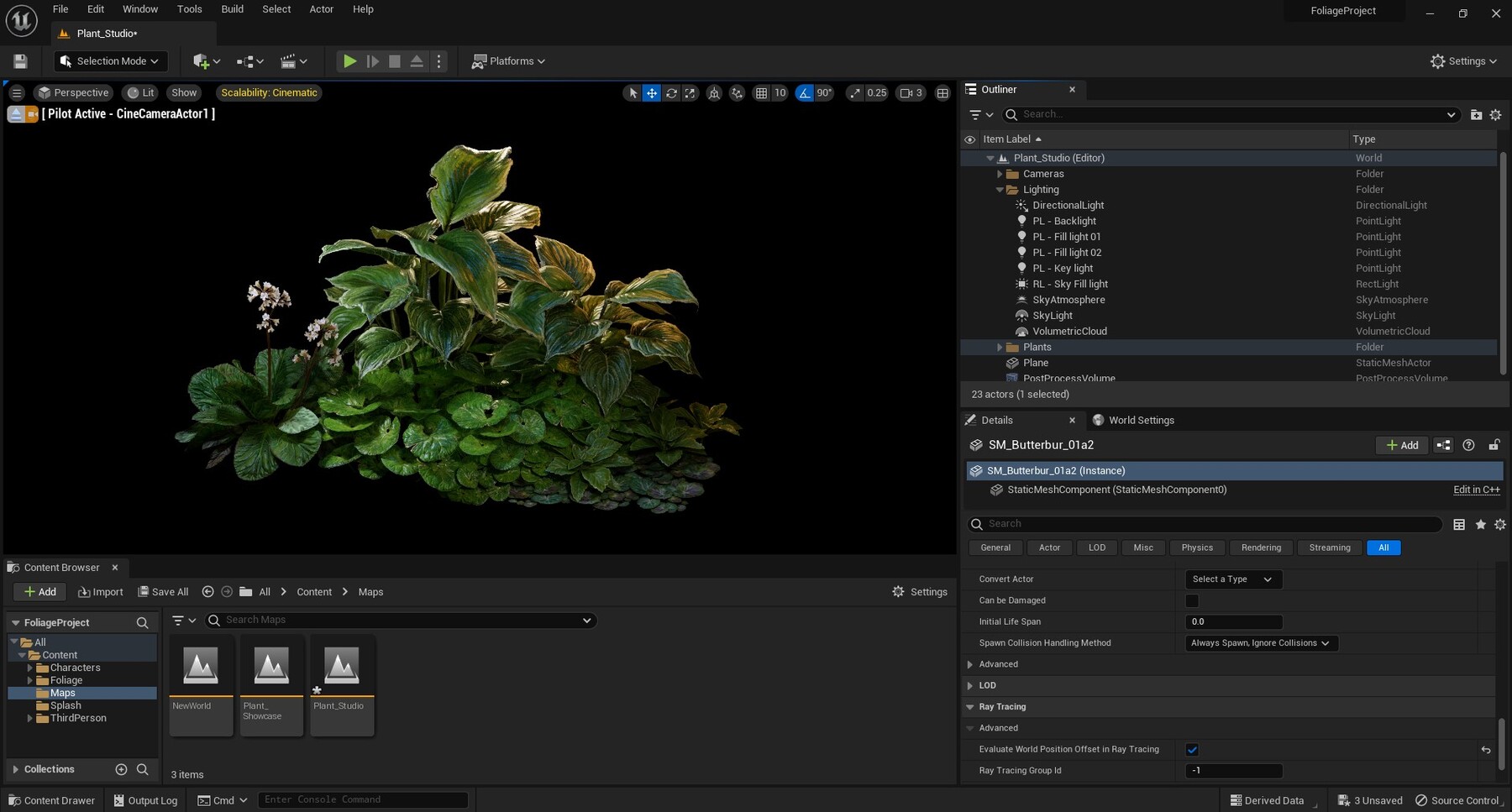 ArtStation - Foliage Study - Project files (UE5, Substance Painter, ZBrush) | Game Assets
