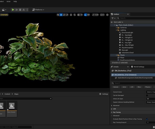 ArtStation - Foliage Study - Project files (UE5, Substance Painter, ZBrush) | Game Assets
