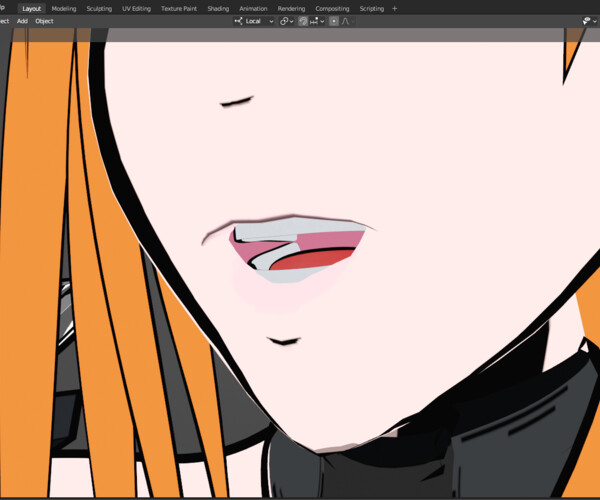 ArtStation - Anime Teeth - (Game-Ready!) | Game Assets