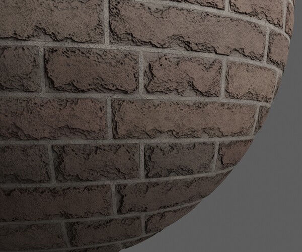 ArtStation - Tiles Materials 24- Brick Walls By Edge Damaged | Sbsar Pbr 4k Seamless | Resources