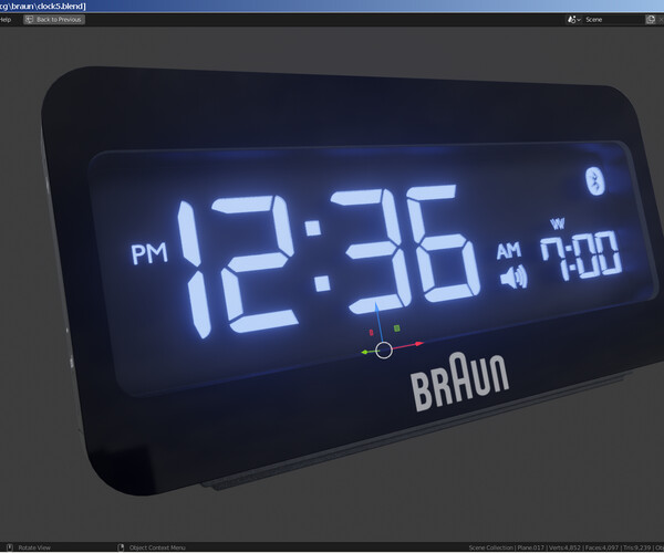 ArtStation - Digital Alarm Clock | Resources