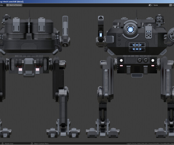 ArtStation - Sci-Fi Mech (with FK rig) | Resources