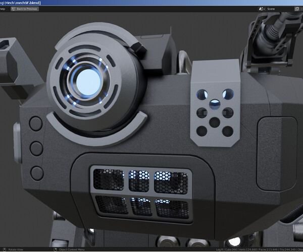 ArtStation - Sci-Fi Mech (with FK rig) | Resources