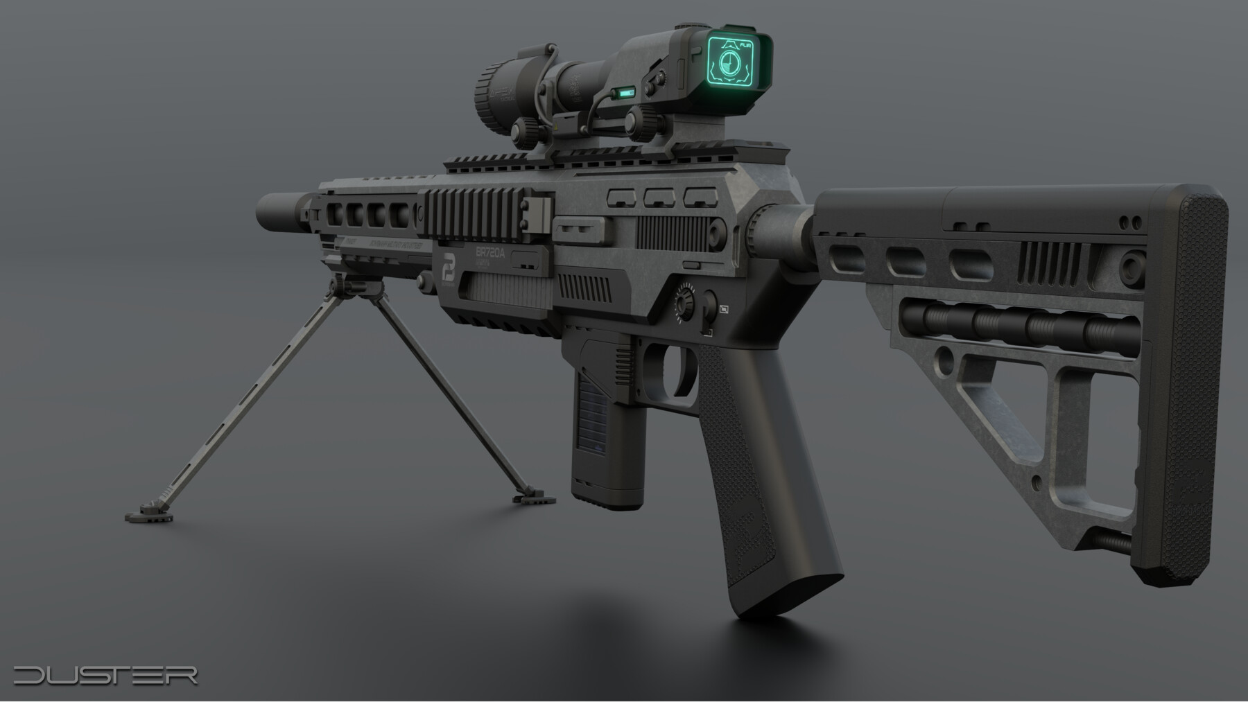 ArtStation - Sci-Fi Rifle | Resources