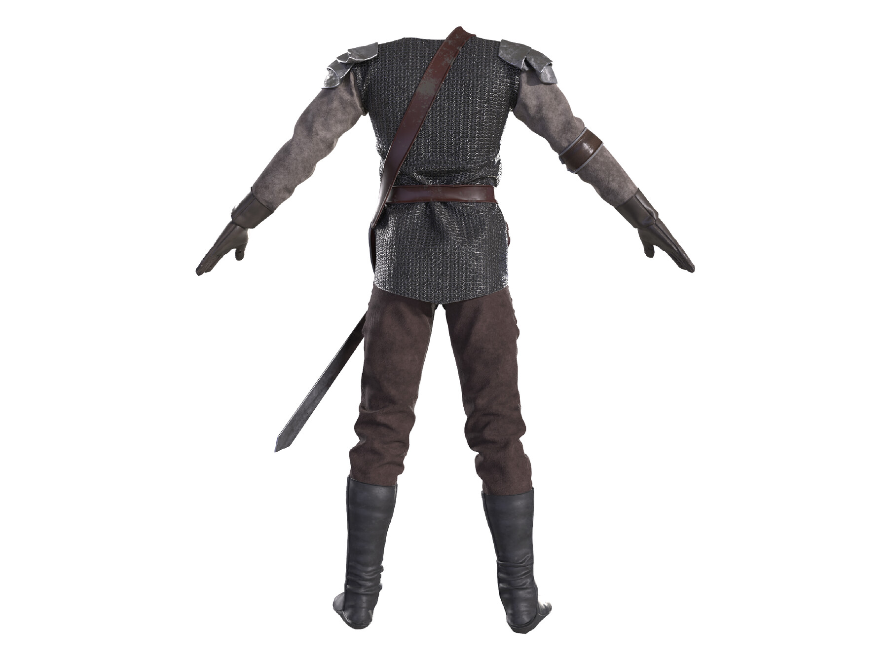 ArtStation - Medieval renaissance knight clothes Warrior armor FBX+OBJ ...