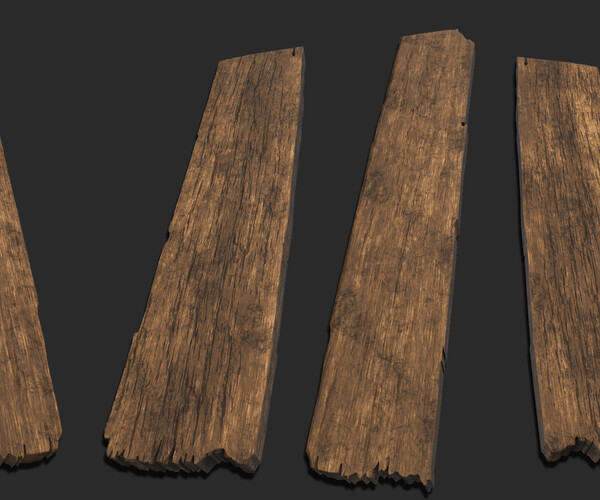 ArtStation - Wooden Plank Pack 21in1 | Game Assets